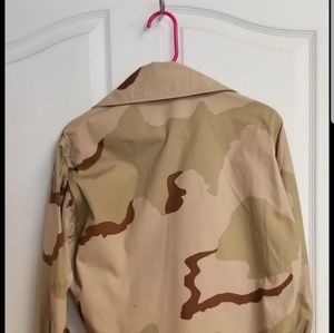 ysyntricity | Jackets & Coats | Desert Camouflage Distressed Cropped ...